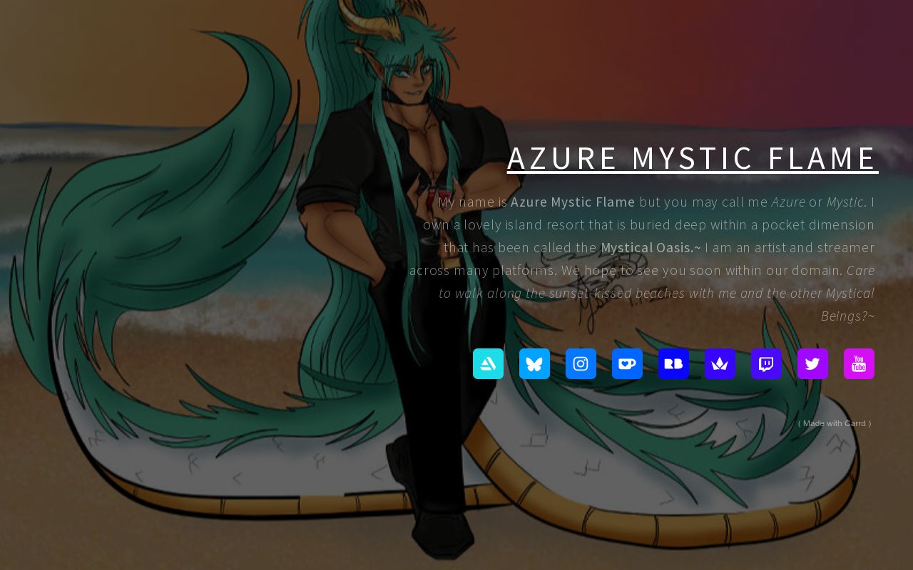 Azure Mystic Flame